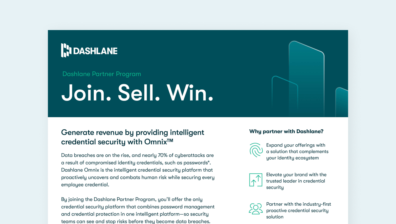 Dashlane Partner Program: Join, Sell, Win